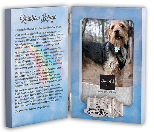Rainbow Bridge Hinged Frame 3.5x5 — St. Patrick's Gifts & Books